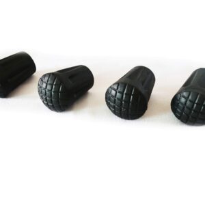 4 Pack Replacement Rubber Walking Pole Tips for Standard Trekking Poles