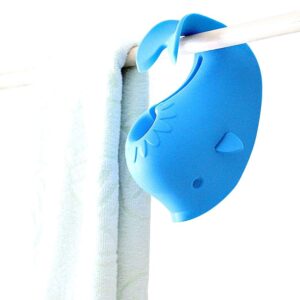 Odowalker Faucet Spout Cover Blue Cute Whale Design, Soft Silicon Bath Tub Toddlers Protection from Injury Cover Universal Fit Bath Spout Cover