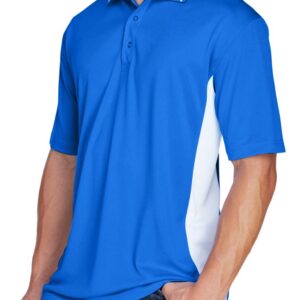 Ford Oval Pocket Print Two Tone Polo, Royal 5XL