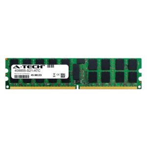 a-tech 8gb ram replacement for hp 408855-s21 | ddr2 667mhz pc2-5300 2rx4 1.8v ecc rdimm registered 240-pin dimm memory module