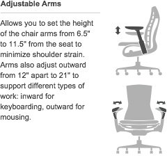 Herman Miller Embody Ergonomic Office Chair | Fully Adjustable Arms and Carpet Casters | Charcoal Rhythm