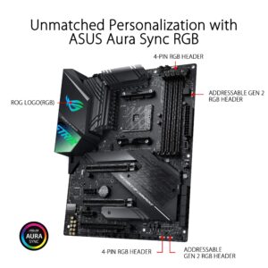 ASUS ROG Strix X570-F Gaming ATX Motherboard with PCIe 4.0, Aura Sync RGB Lighting, Intel Gigabit Ethernet, Dual M.2 with Heatsinks, SATA 6GB/S and USB 3.2 Gen 2