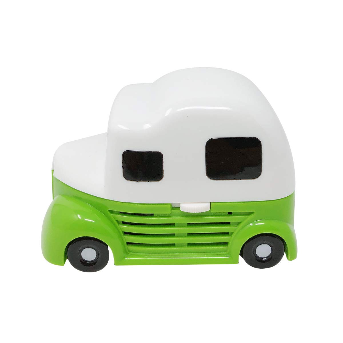 allydrew Cute Portable Mini Vacuum Cleaner for Home and Office, Green Truck