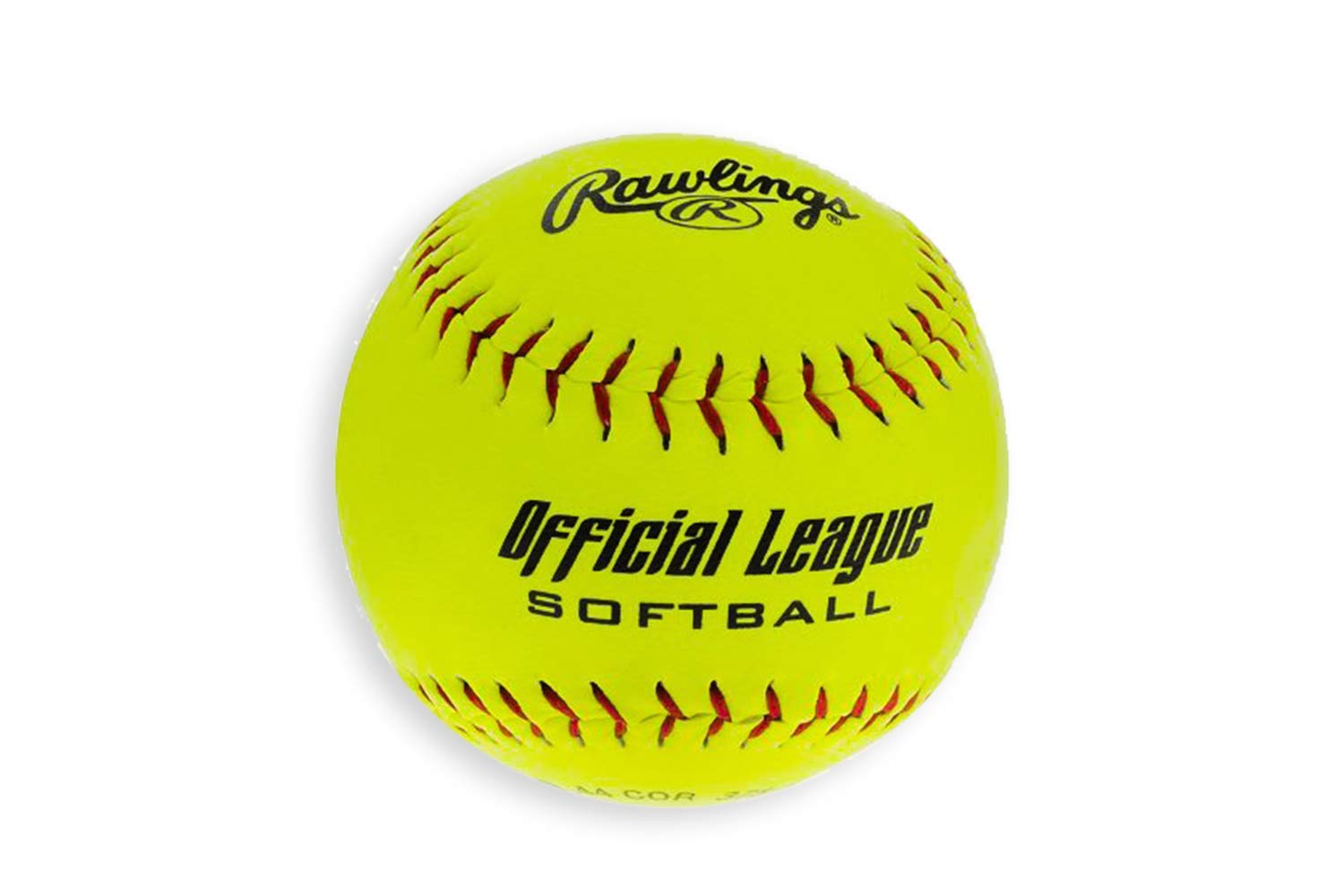 Rawlings 11" Official League Fast Pitch Dura-Hyde Worth Cork Softballs (4 Count)