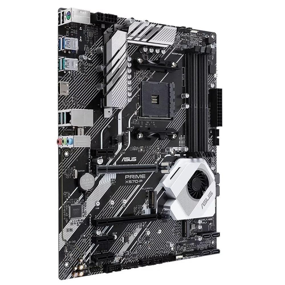 ASUS Prime X570-P Ryzen 3 AM4 with PCIe Gen4, Dual M.2 HDMI, SATA 6GB/s USB 3.2 Gen 2 ATX Motherboard