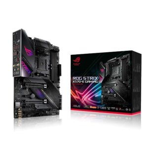 asus rog strix x570-e gaming atx motherboard- pcie 4.0, aura sync rgb lighting, 2.5 gbps and intel gigabit lan, wifi 6 (802.11ax), dual m.2 heatsinks