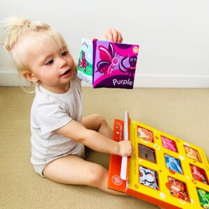 Cloth Books for Babies (Set of 9) - Color Recognition Series. Soft Books for Babies. Touch and Feel Crinkle Paper. Baby Learning Toys/Educational Toys for 3 Months to 4 Years Old