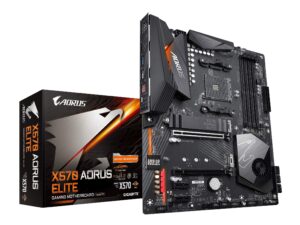 gigabyte x570 aorus elite (amd ryzen 3000/x570/atx/pcie4.0/ddr4/usb3.1/realtek alc1200/front usb type-c/rgb fusion 2.0/m.2 thermal guard/gaming motherboard)