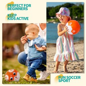 EVERICH TOY Soccer Balls,Toddler Ball Games,Sport Ball Toy for Outdoor/Indoor (Size 2,with Pump)