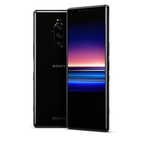 sony xperia 1 with alexa hands-free - unlocked smartphone - 128gb - black - (us warranty) in 6.5" 4k hdr oled display