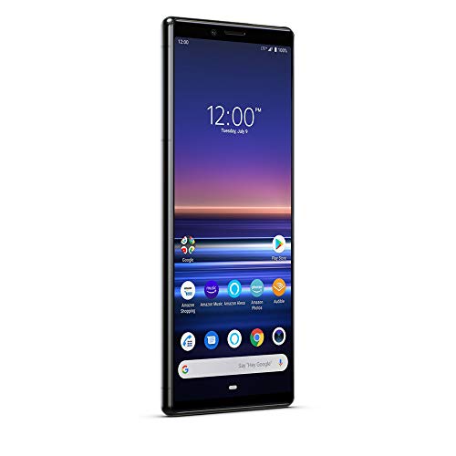 Sony Xperia 1 with Alexa Hands-Free - Unlocked Smartphone - 128GB - Black - (US Warranty) in 6.5" 4K HDR OLED Display