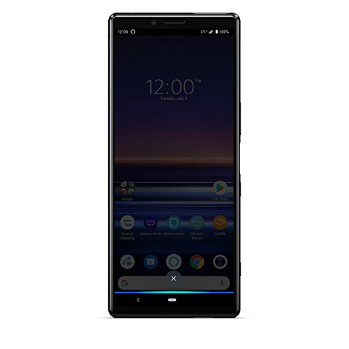 Sony Xperia 1 with Alexa Hands-Free - Unlocked Smartphone - 128GB - Black - (US Warranty) in 6.5" 4K HDR OLED Display