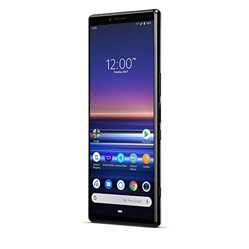 Sony Xperia 1 with Alexa Hands-Free - Unlocked Smartphone - 128GB - Black - (US Warranty) in 6.5" 4K HDR OLED Display