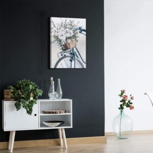 TAR TAR STUDIO Abstract Flowers Picture Canvas Artwork: Floral Bouquet Wall Art Hand Painted Painting on Wrapped Canvas for Office (18''W x 24''H, Multiple Sizes)