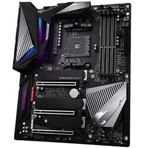 GIGABYTE X570 AORUS Master (AMD Ryzen 3000/X570/ATX/PCIe4.0/DDR4/USB3.1/ESS 9118 Sabre HiFi DAC/Fins-Array Heatsink/RGB Fusion 2.0/3xM.2 Thermal Guard/Gaming Motherboard)