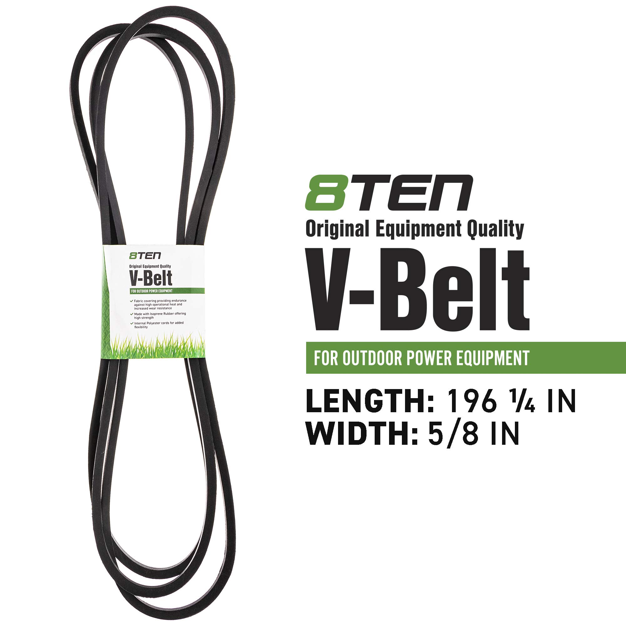 8TEN Deck Belt for Toro 60 inch Z Master 2000 3000 G3 Riding Mower 114-5858