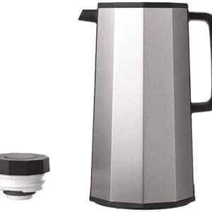 Zojirushi AH-EAE10SA Glass Vacuum Carafe, 1.0 Liter, Silver