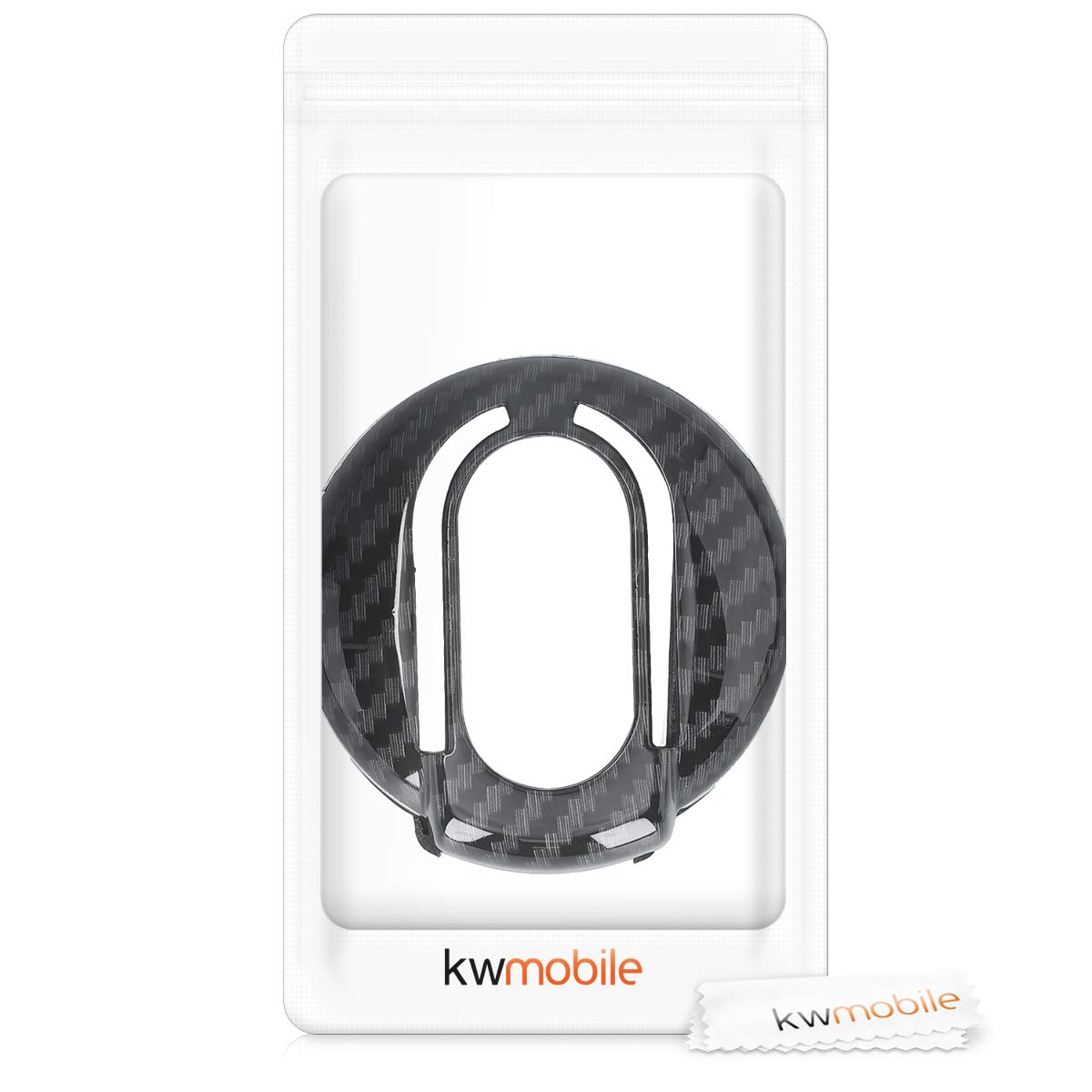 kwmobile Key Cover Compatible with Mini - Carbon