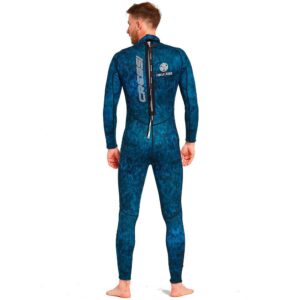 Cressi unisex adult One-Piece 1 piece Spearfishing Wetsuits, One Camo Blue, X-Large US