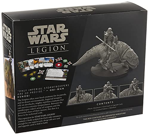 Star Wars Legion Dewback Riders Expansion | Two Player Battle Game | Miniatures Game | Strategy Game for Adults and Teens | Ages 14+ | Average Playtime 3 Hours | Made by Atomic Mass Games