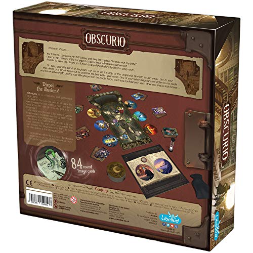 Obscurio Board Game - Navigate The Sorcerer's Library in This Intriguing Game! Cooperative Game for Kids and Adults, Ages 10+, 2-8 Players, 45 Minute Playtime, Made by Libellud