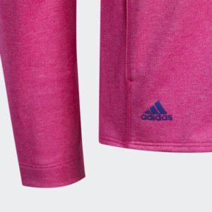 adidas Golf Youth Heathered Knit Jacket, Shock Pink Melange, X-Large