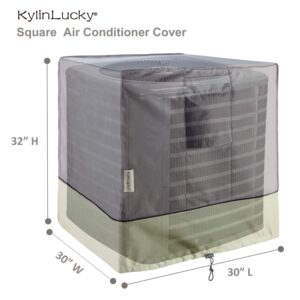 KylinLucky Air Conditioner Cover for Outside Units - AC Covers Fits up to 30 x 30 x 32 inches