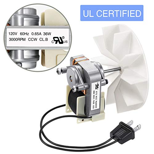 Fiada Bathroom Vent Exhaust Fan Motor Replacement Electric Motors Kit Compatible with Nutone Broan 50CFM 120V (1 Piece)