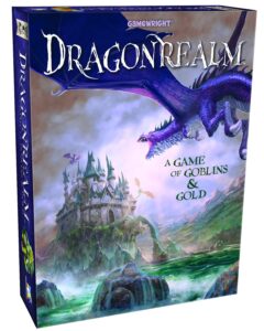 gamewright dragonrealm – a strategy card and dice game of goblins & gold