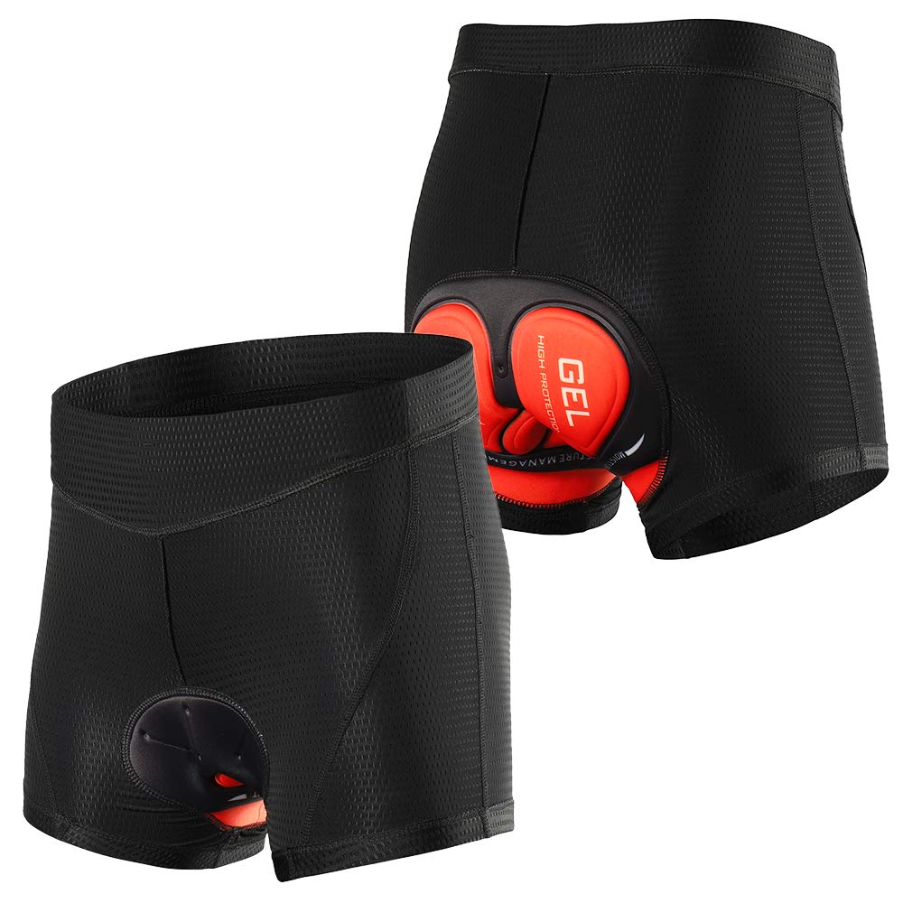 LIXADA Men's Cycling Shorts 3D Padded MTB Bicycle Bike Underwear Shorts Breathable,Quick Dry Pants,Lightweight Shorts