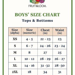 Fruit of the Loom boys Fleece Sweatshirts, Hoodies, Sweatpants & Joggers Shirt, Full Zip - Navy Stripe, Medium US