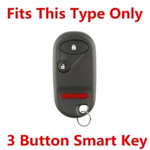 RPKEY Silicone Keyless Entry Remote Control Key Fob Cover Case Protector Replacement Fit for Honda Accord Element Civic Pilot 72147-S5A-A01 NHVWB1U523 NHVWB1U521 A269ZUA106 72147-S04-A01(Green)