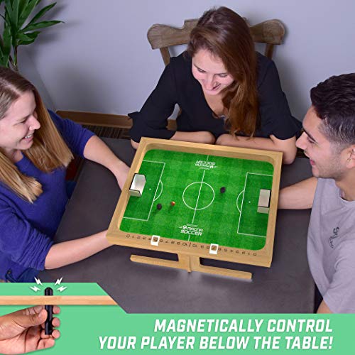 GoSports Magna Ball Tabletop Board Game - Fast-Paced Magnet Game for Kids & Adults, Choose Between Magna, Soccer, and Hockey Games