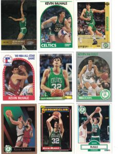 kevin mchale / 20 different basketball cards featuring kevin mchale! celtics star and hall of famer!