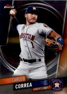 2019 finest #31 carlos correa houston astros baseball card