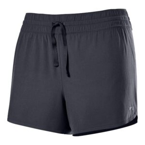 wilson women`s f2 bonded 3.5 inch tennis short ebony (x-small ebony)