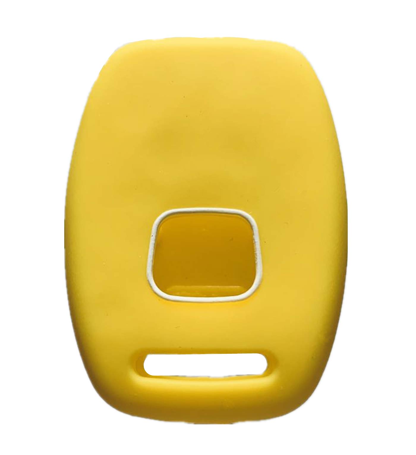 Rpkey Silicone Keyless Entry Remote Control Key Fob Cover Case protector Replacement Fit For Honda Accord Crosstour CR-V CR-Z Civic Fit Insight Odyssey Ridgeline N5F-S0084A CWTWB1U545(yellow)