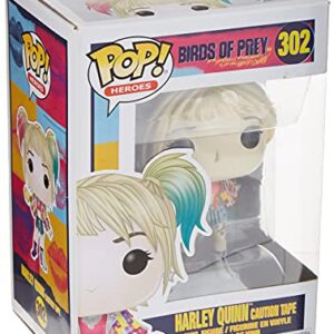 Funko Pop! Heroes: Birds of Prey - Harley Quinn (Caution Tape), Multicolor, 3.75 inches