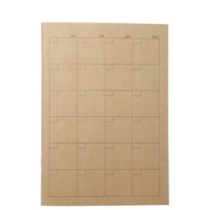 muji planner (monthly planner a5 size)