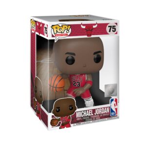 funko pop! nba: bulls - 10" michael jordan (red jersey)