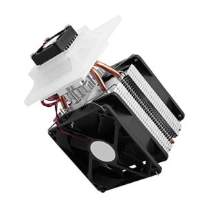 Peltier Cooler Semiconductor Refrigeration Cooling System DIY Kit 12V 6A Thermoelectric Peltier for Mini Air Conditioner