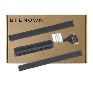 bfenown replacement sata 2.5" hard drive hdd cable connector 0k0k71 k0k71 xdygx dc02c00bl00 with grommet rubber rail 3xyt5 for dell precision 5520 5510 5530 5540 / dell xps 15 9550 9560 9570 9650 7590