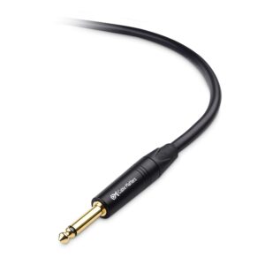 Cable Matters XLR to 1/4 TS Microphone Cable 6 ft, Unbalanced Female XLR to Male 1/4 (6.35mm) TS Cable