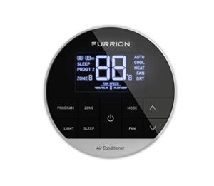 furrion multi zone wall thermostat, black