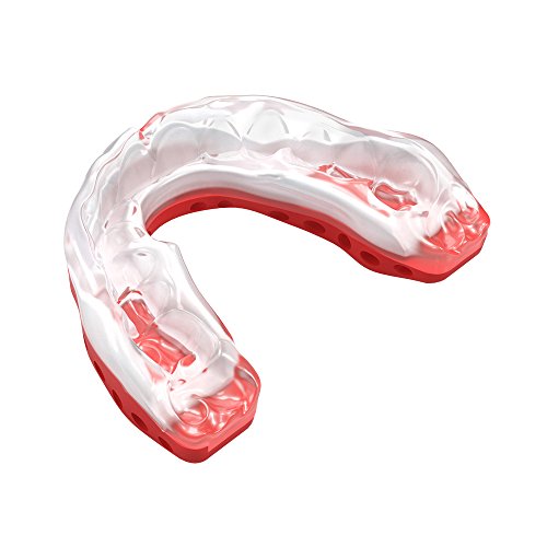 Under Armour Gameday Elite Mouth Guard for Football, Lacrosse, Basketball, Hockey, Boxing etc. Sports Mouthguard. Includes Detachable Helmet Strap. Protectar Bucal, OSFA, Blue