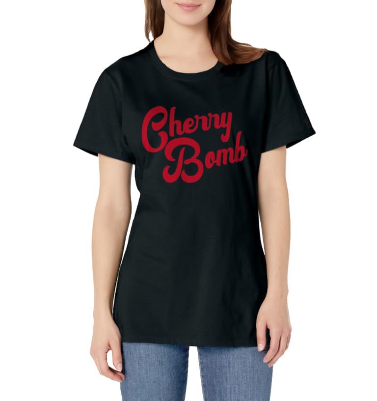 Cherry Bomb Retro Vintage Style Cute Graphic T-Shirt