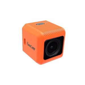 runcam 4k fpv camera 1080p hd micro action camera eis supported 145 degree fov for fpv racing drone and sport video recording, orange