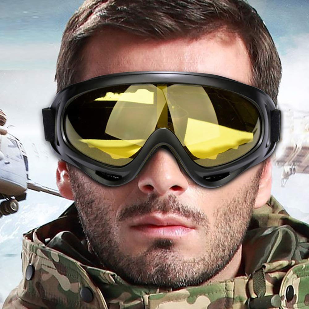 Peicees Pack of 5 Ski Goggles for Women Men Kids Snow Sports Motorcycle Snowboard Goggles