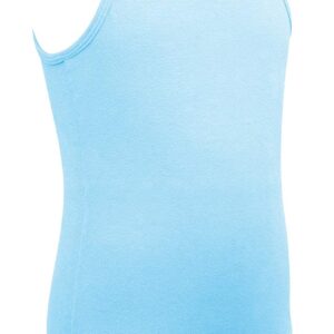 Dancina Girls Leotard Camisole - Body Suit for Gymnastics Training 4 Light Blue