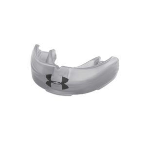 under armour mouth guard for braces, sports mouthguard for football, lacrosse, hockey, basketball, strapless, youth & adult, adult,